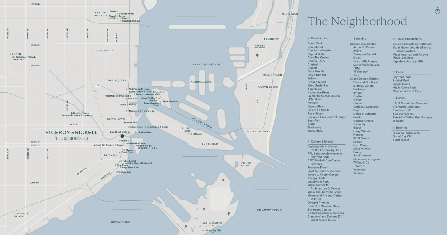 Neighborhood – Viceroy Brickell Residences
